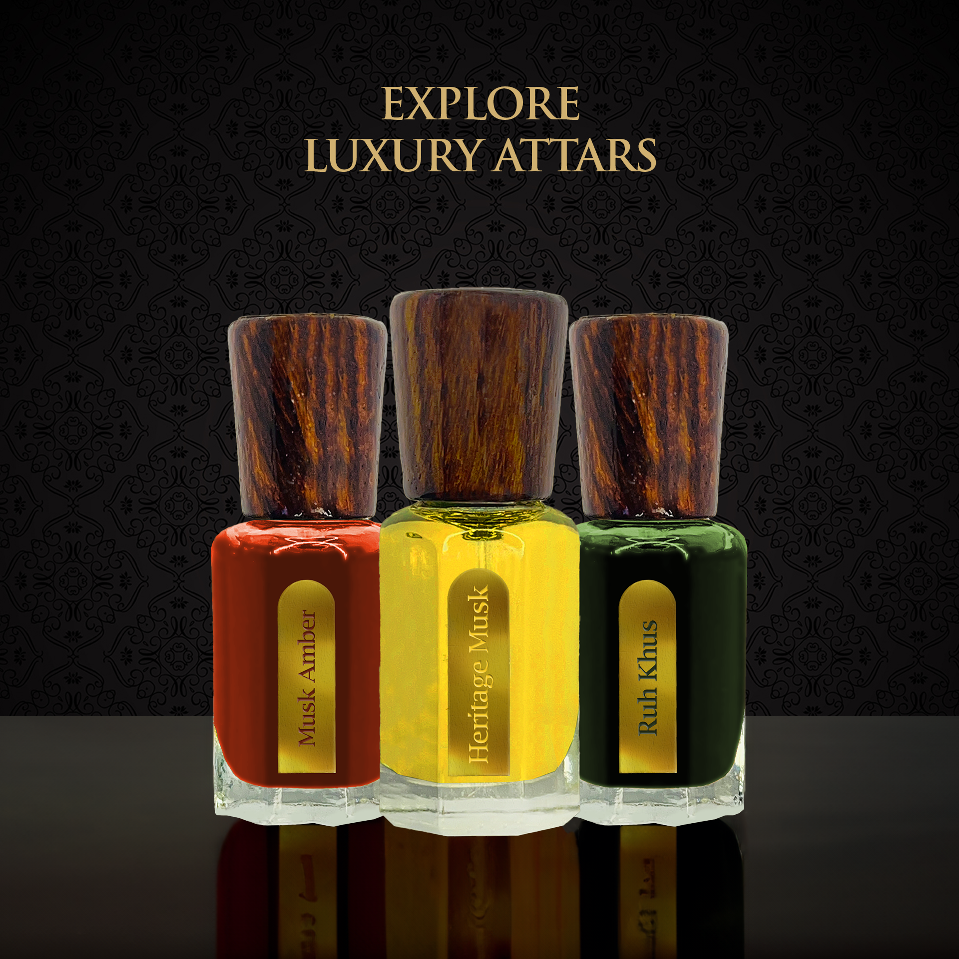 Buy Best Premium Attar Collection Online - Kannauj Heaven